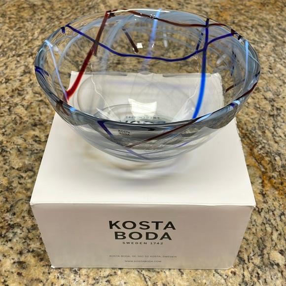 Kosta Boda | Dining | Kosta Boda Anna Ehrner Contrast Custom Grey Bowl ...